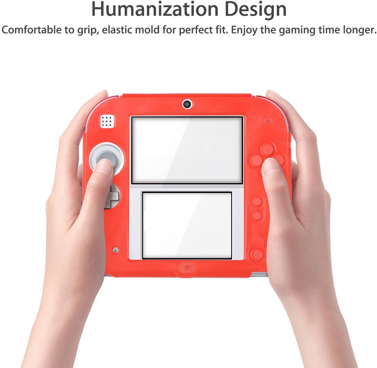 Silicone Rubber Gel Skin Case Cover for Nintendo 2DS – Linkstyle.com
